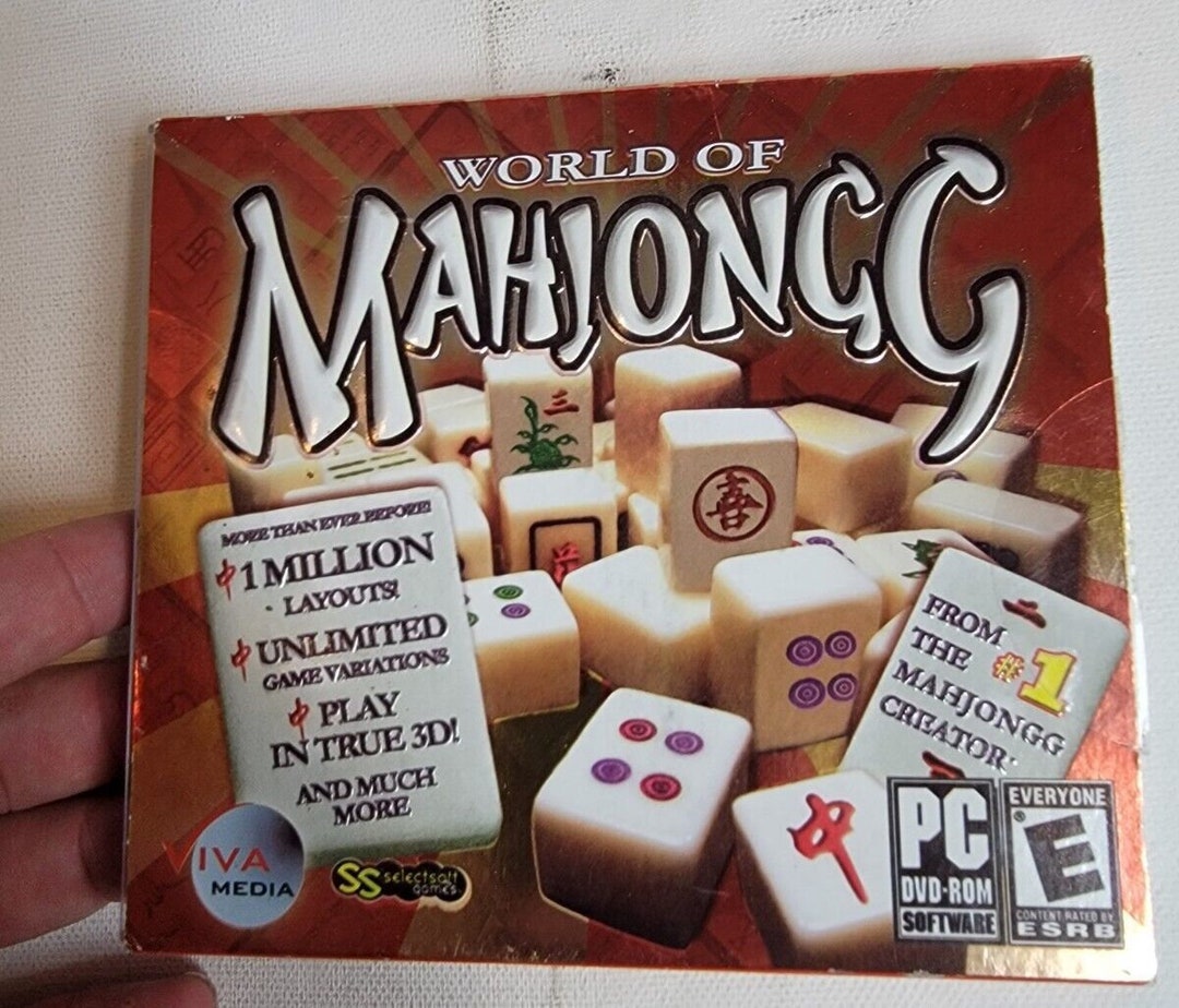 World of Mahjongg PC 2008 DVD Rom Software Viva Media Selectsoft Games ...
