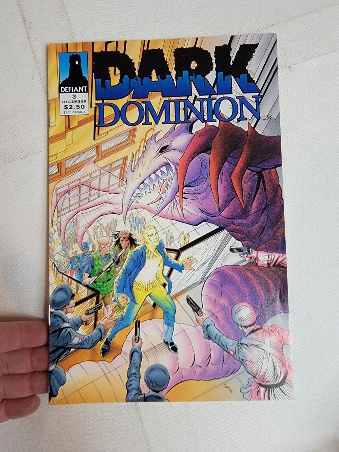 Comic Book Dark Dominion Defiant Comics 3 - Etsy