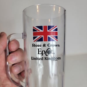 Disney World Epcot Rose & Crown Restaurant Plastic Beer Stein Mug ...