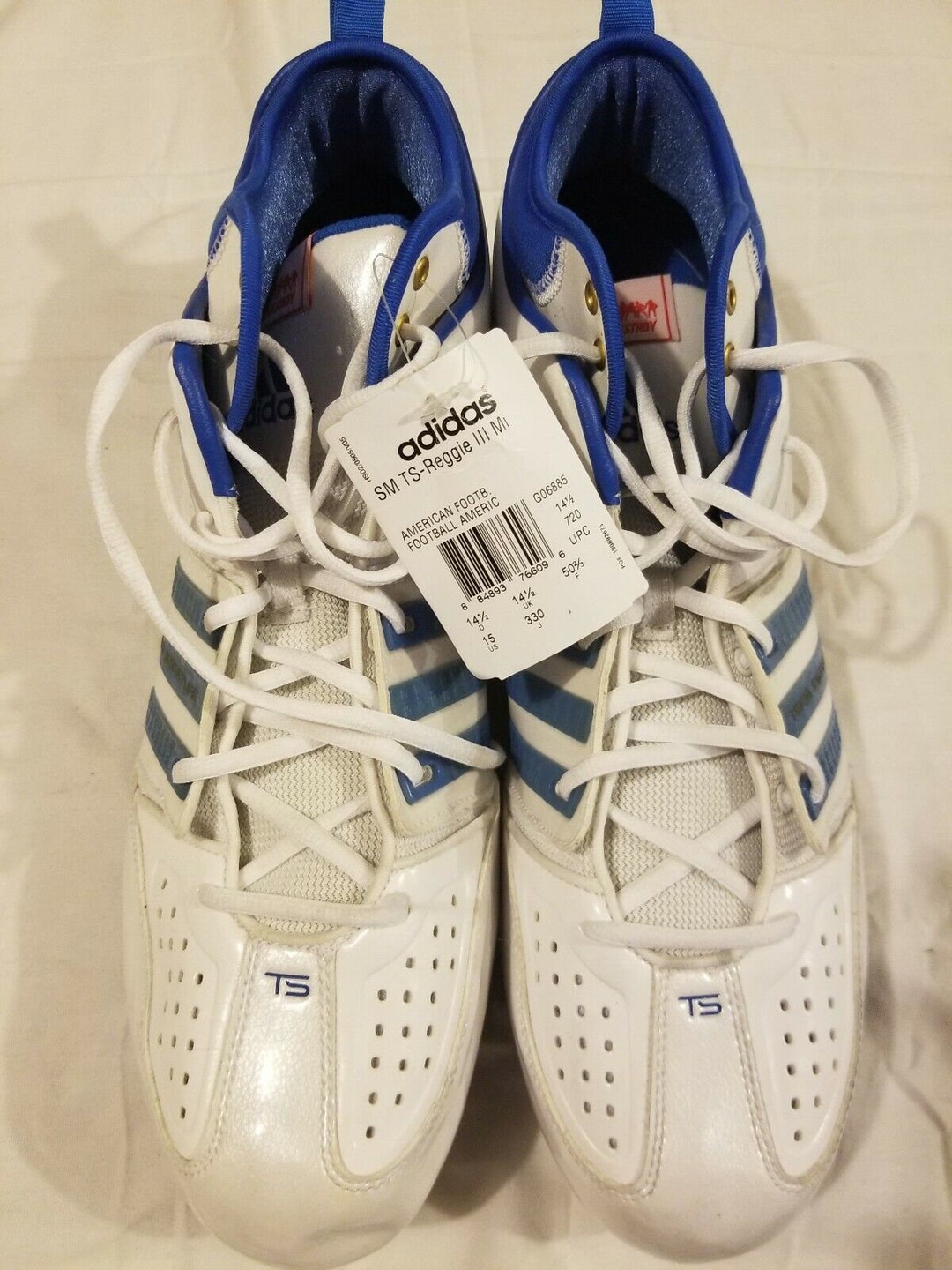 Rare Adidas Sample TS Reggie III Mi White Football Cleats Bush - Etsy
