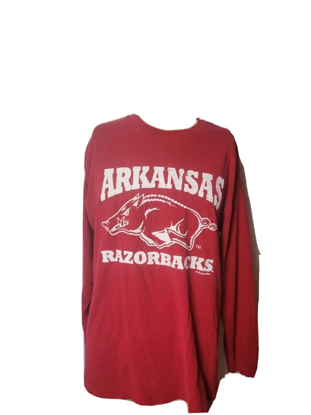Vintage Early 2000s Late 90s Arkansas Razorbacks Shirt Red - Etsy