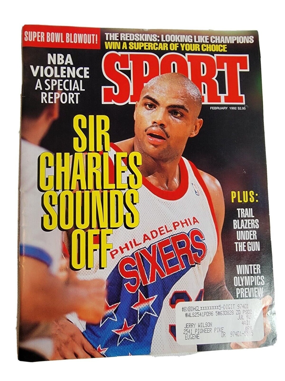 Vintage Sport Magazine Philadelphia 76ers Sir Charles Barkley - Etsy