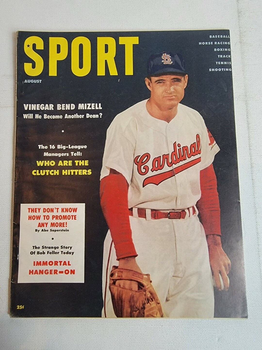 Vintage 1950s Sport Magazine 1956 Stl St. Louis Cardinals Baseball MLB ...