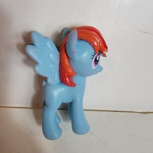 My Little Pony Plastic Rainbow Dash MLP Toy Action Figure Hasbro - Etsy