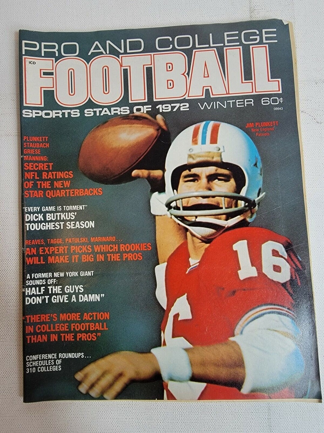 Vintage 1970s NFL NCAA Pro College Football Sports Stars Jim - Etsy
