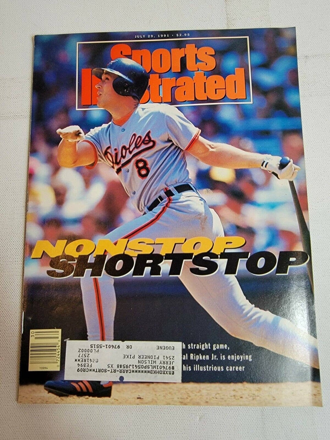 1990s Sports Illustrated Baltimore Orioles Cal Ripken Nonstop Shortstop ...
