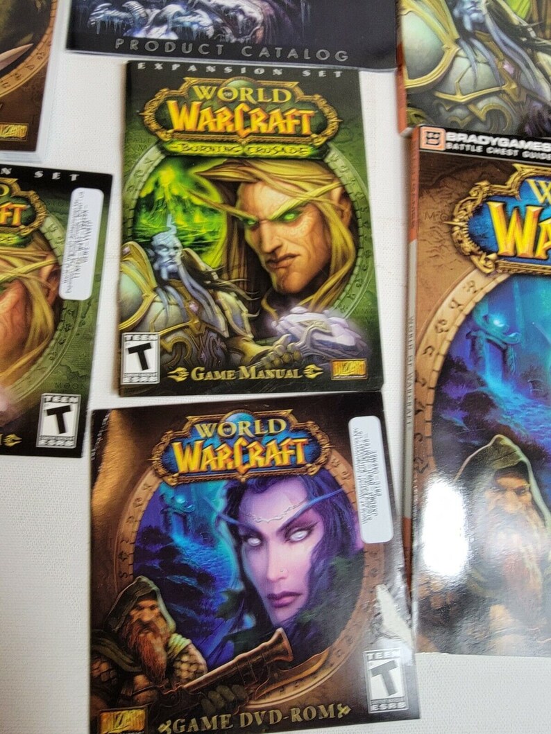 World of Warcraft Battlechest PC Game Guides Manuals Wow - Etsy