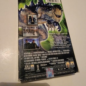 Godzilla VHS 1998 PG 13 Size Does Matter Matthew Broderick Jean Reno ...