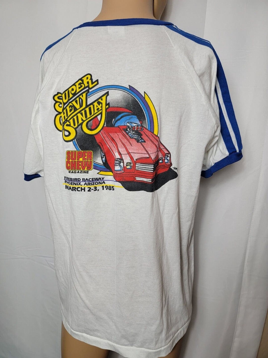 Vintage 1980s Super Chevy Sunday Mens Shirt Single Stitch - Etsy
