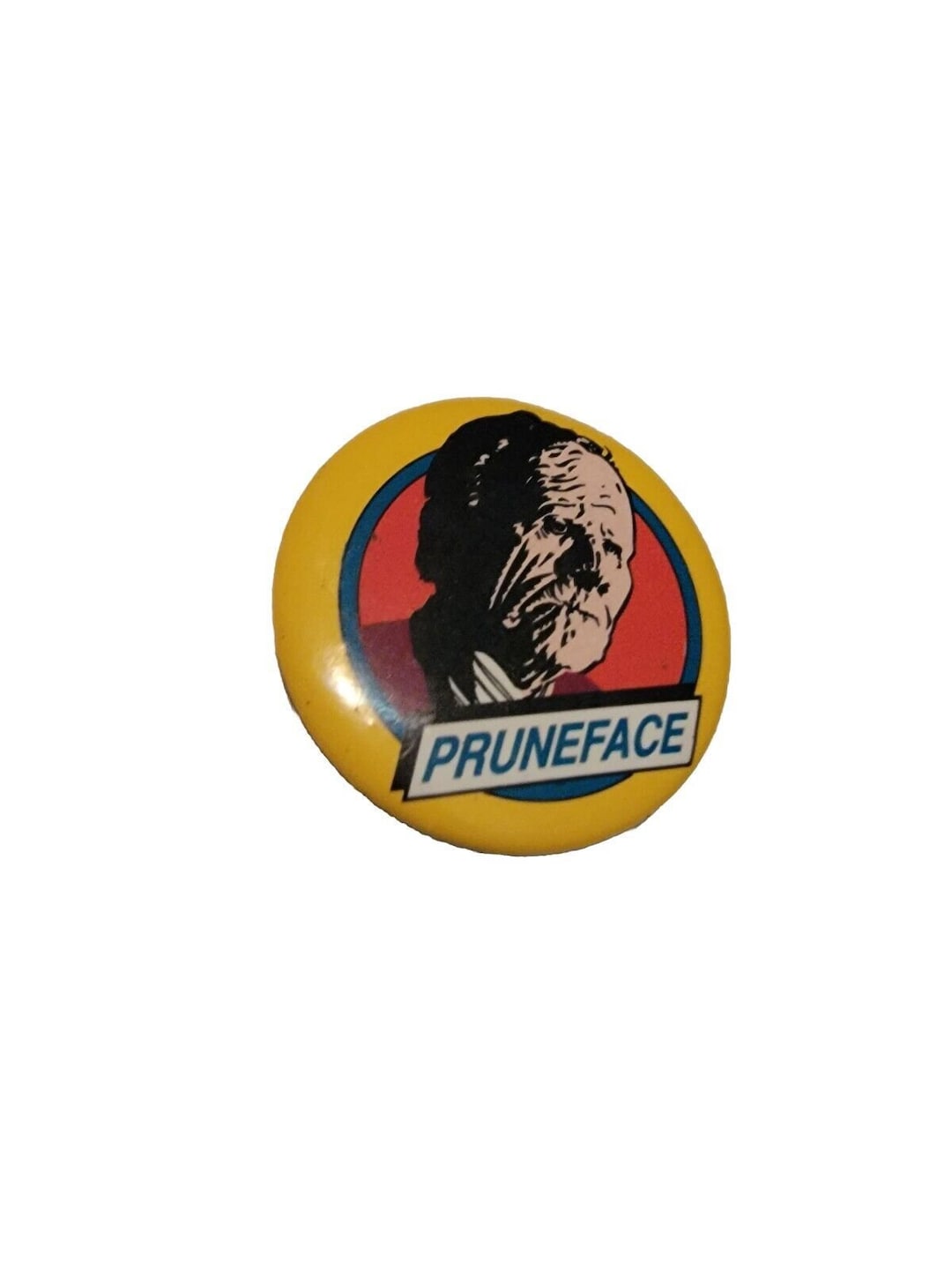 Dick Tracy Movie Character Pruneface Button Pin Pinback Disney - Etsy