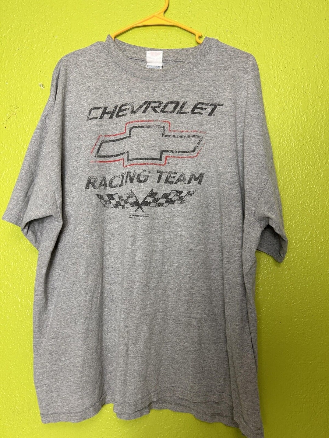 Chevrolet Race Team Gray Shirt Y2K Big Logo Chevy Tee - Etsy