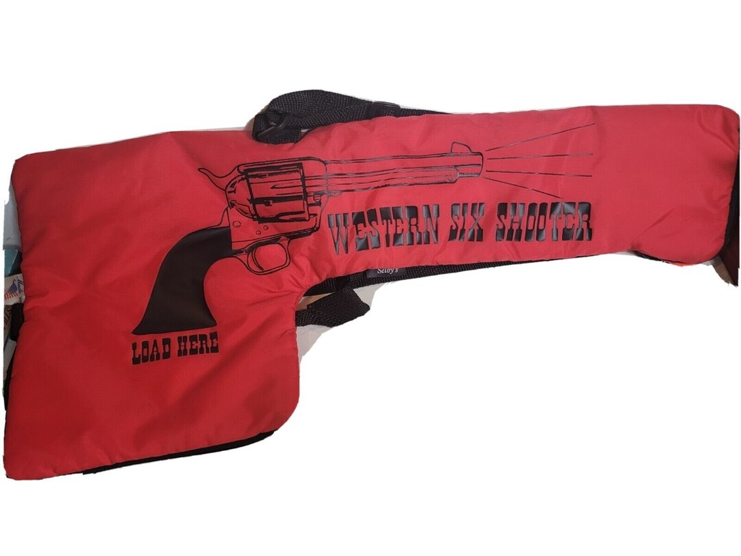 Selby's Vintage Western Six Shooter Carry Case Red Made in USA - Etsy