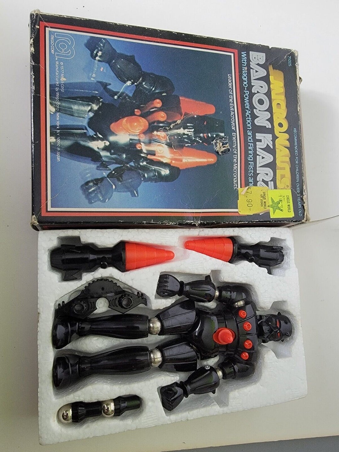 Micronauts Baron Karza Robot Action Figure Mego Vintage 1970s - Etsy