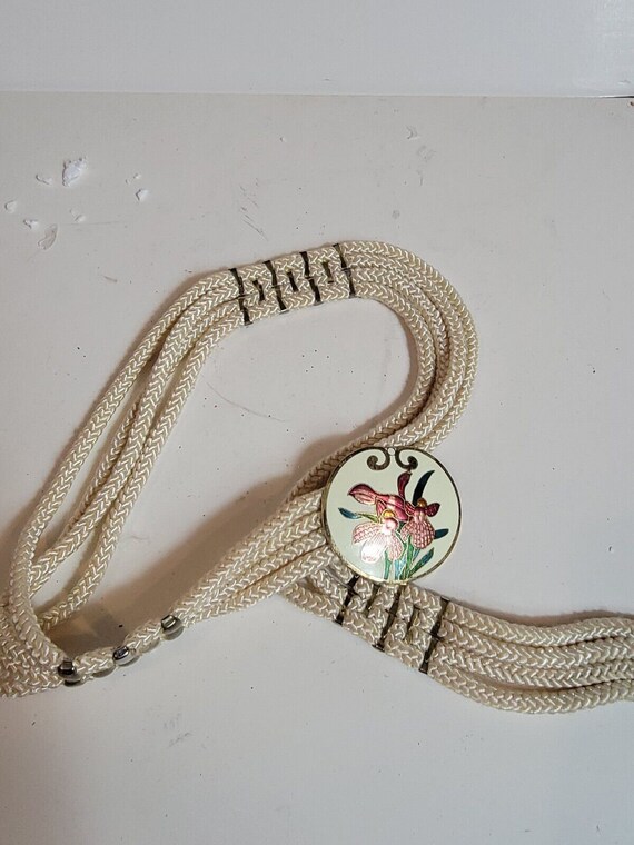 vintage stretch silk rope - Gem