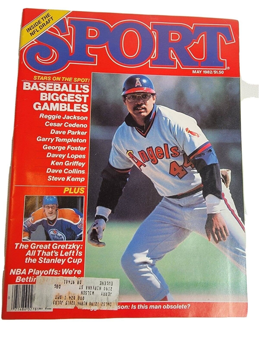 Vintage 1980s Sport Magazine L.a. Anaheim Angels Gretzky Reggie Jackson ...