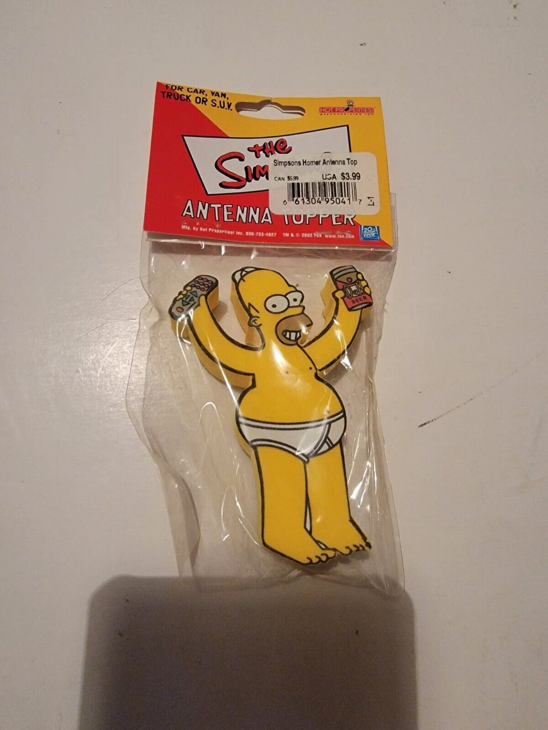 Vintage Homer the Simpsons Antenna Topper 2002 New Sealed - Etsy