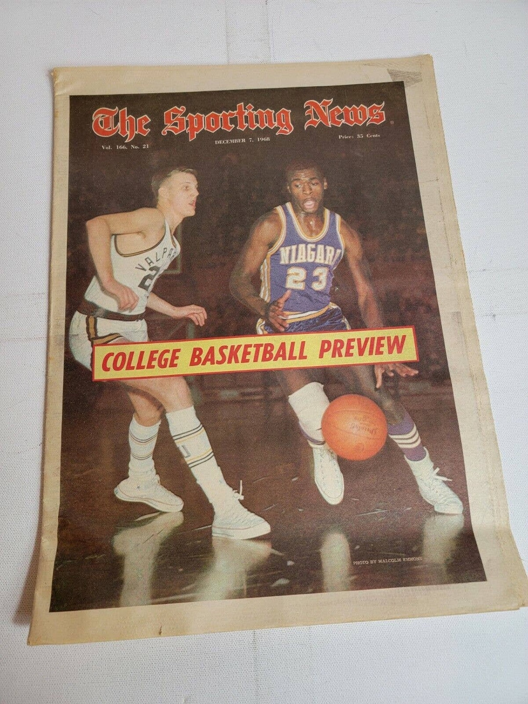 Vintage Sporting News Magazine Newspaper 60s Niagra Calvin Murphy Lew ...