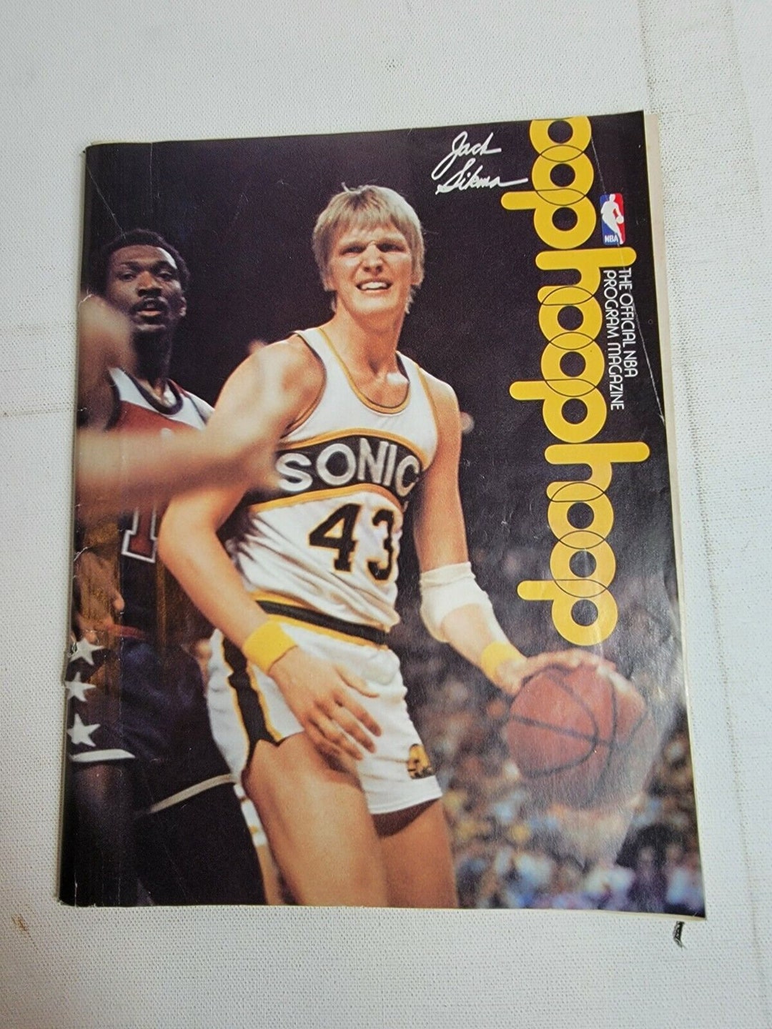 Vintage 1970s Hoop NBA Magazine Jack Sikma Seattle Supersonics Sonics ...