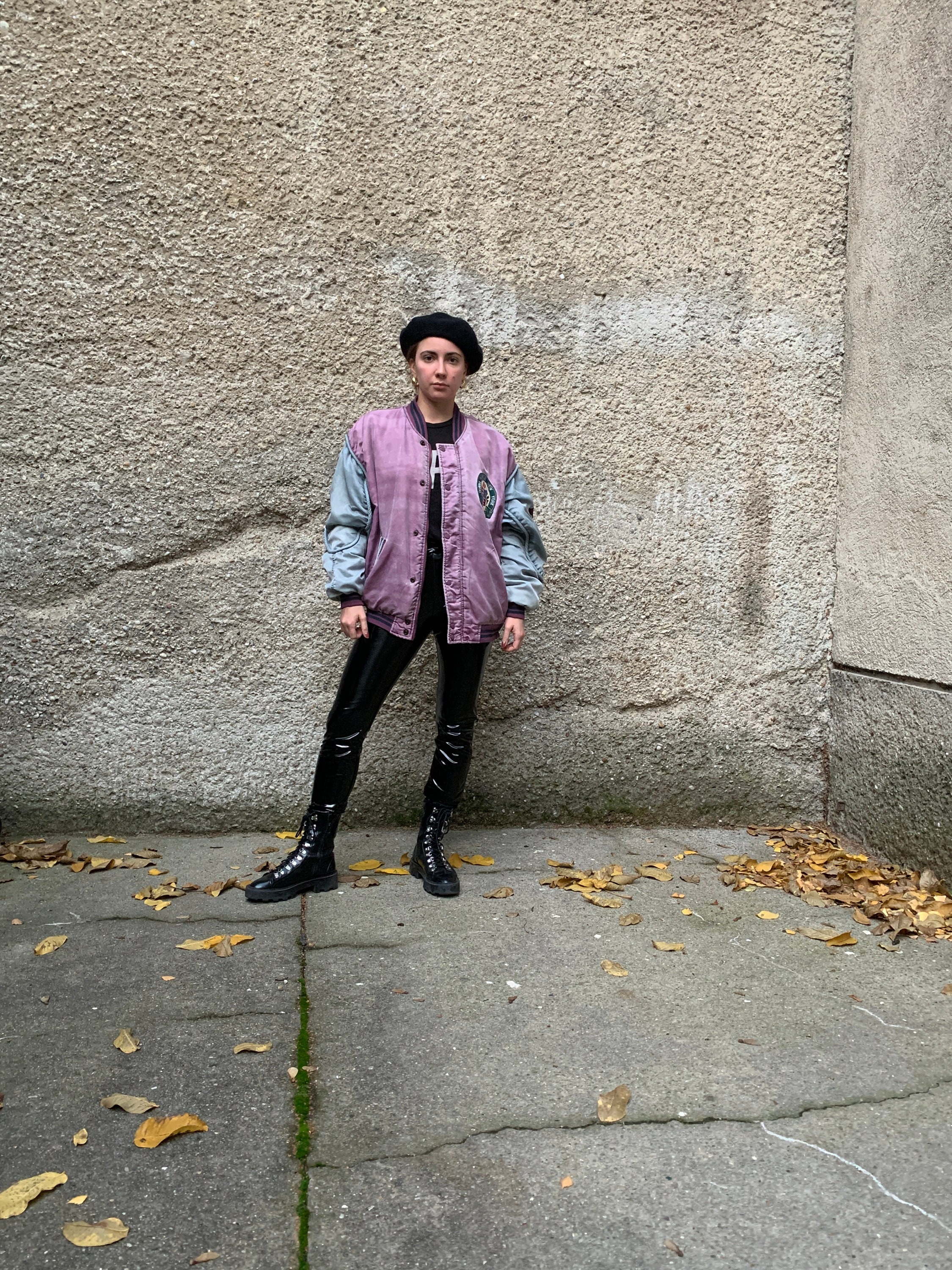 Vintage 90s Bomber Jacket by Donna Karan Central Park New Vintage 90s Bomber Jacket by Donna Karan Central Park New