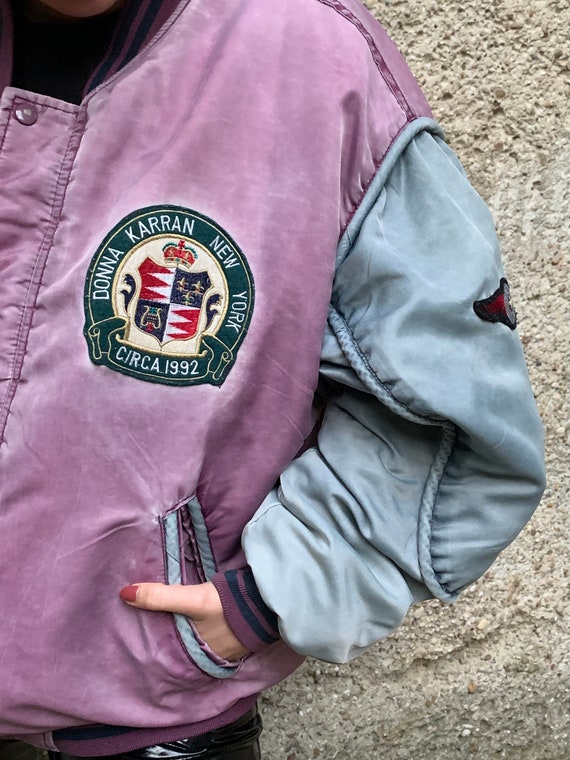 Vintage 90s Bomber Jacket by Donna Karan Central Park New Vintage 90s Bomber Jacket by Donna Karan Central Park New