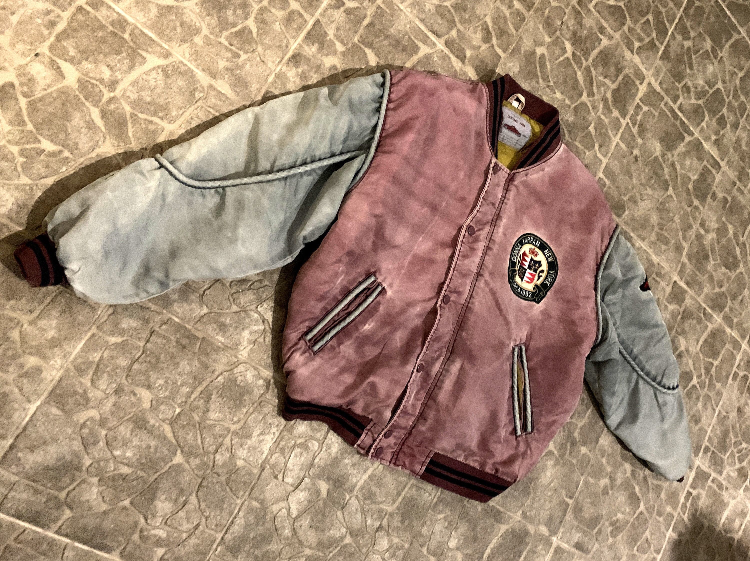 Vintage 90s Bomber Jacket by Donna Karan Central Park New Vintage 90s Bomber Jacket by Donna Karan Central Park New