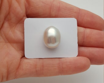 Oval Shaped Pearl - Etsy