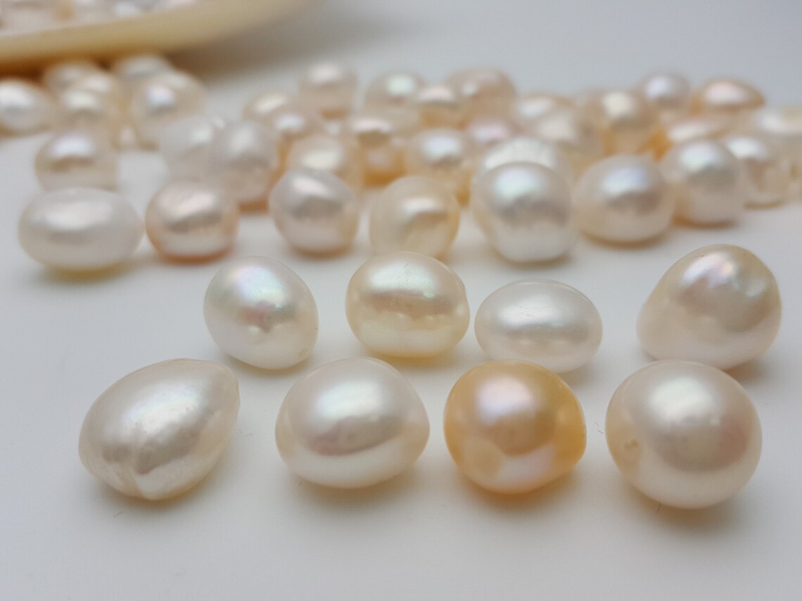 DIY PEARLS Pack 50 Grams Beautiful Baroque Pearls Natural - Etsy