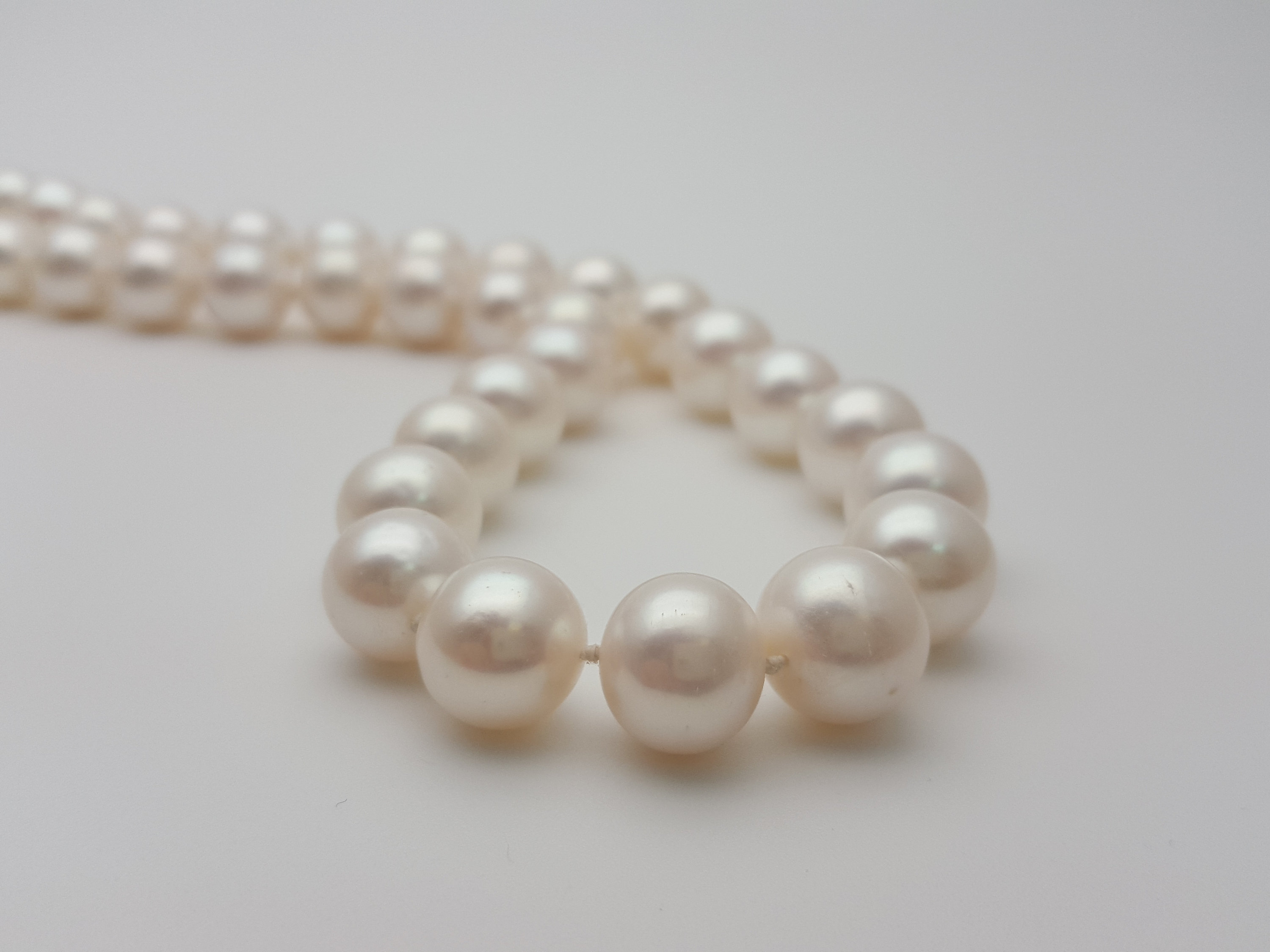 Beautiful Pearl Necklace High Quality Round White Fresh - Etsy