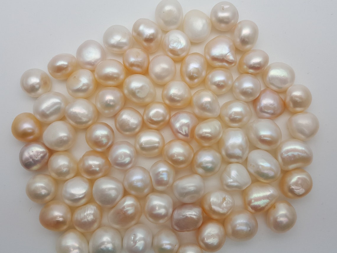 DIY PEARLS Pack 50 Grams Beautiful Baroque Pearls Natural - Etsy