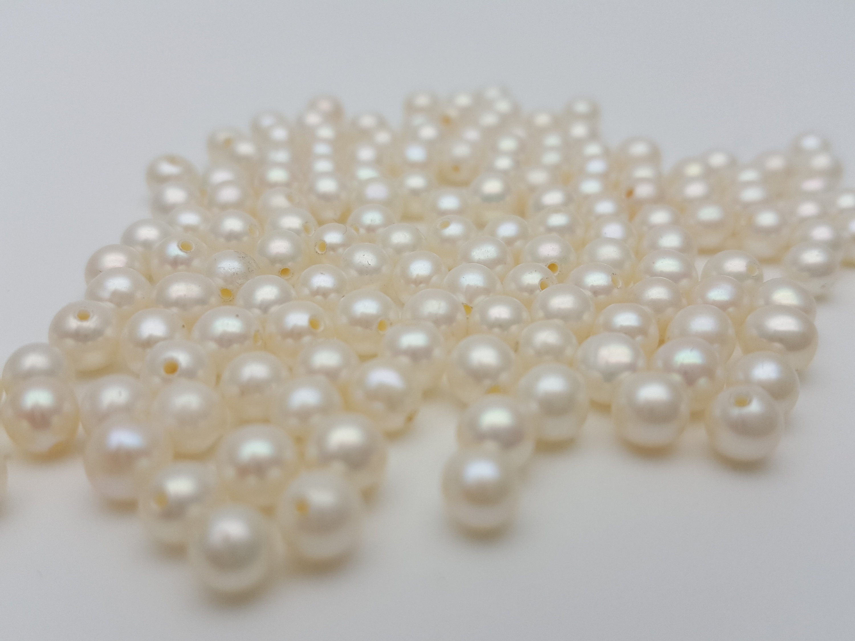 DIY PEARLS Pack of 10 Grams Loose Pearls Beautiful - Etsy