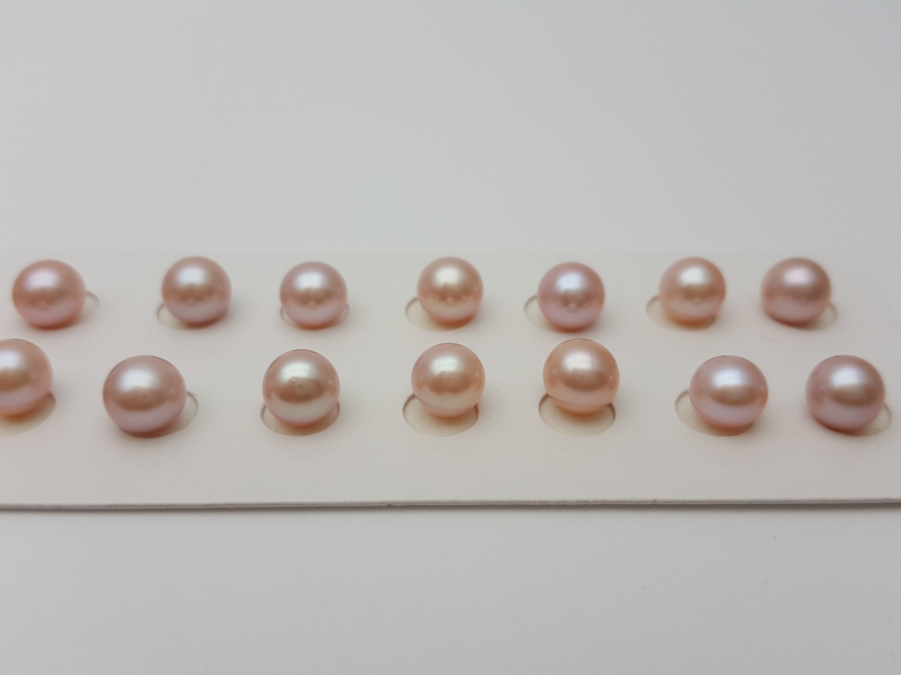 DIY PEARLS Pack of 10 Loose Pearls Beautiful Half-drilled - Etsy