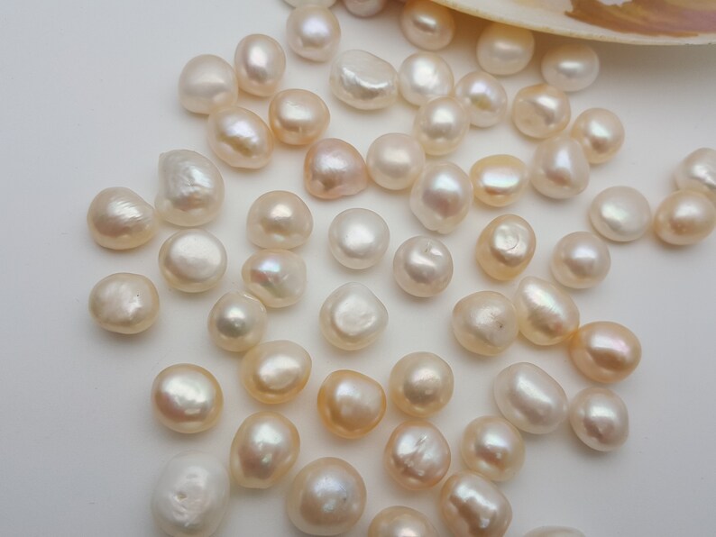 DIY PEARLS Pack 50 Grams Beautiful Baroque Pearls Natural - Etsy