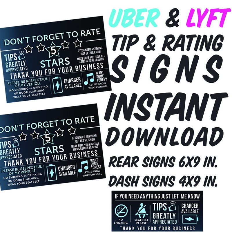 Uber Sign - Etsy