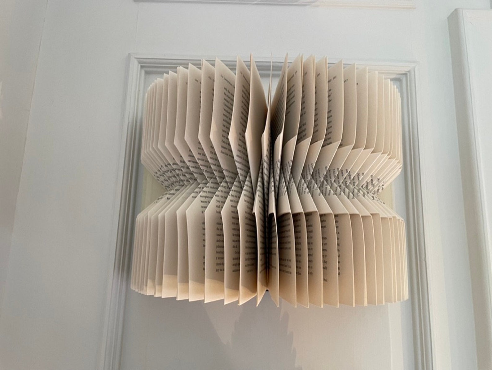 Gallery A: Folded Book Wall Art / Book Art / 3D Book Art / - Etsy