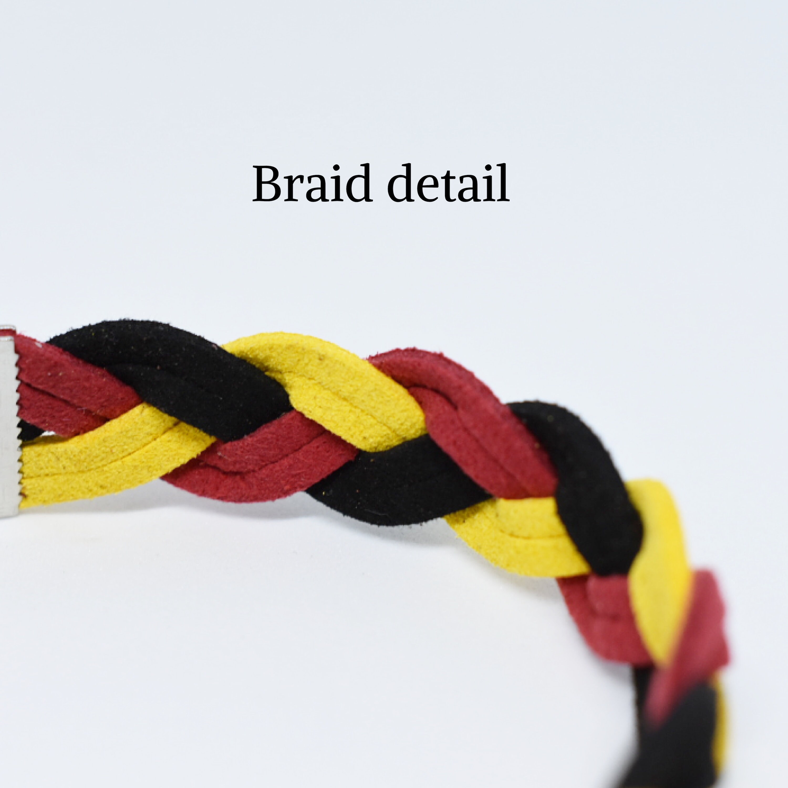 Double Wide Braided Aboriginal Flag Bracelet - Etsy