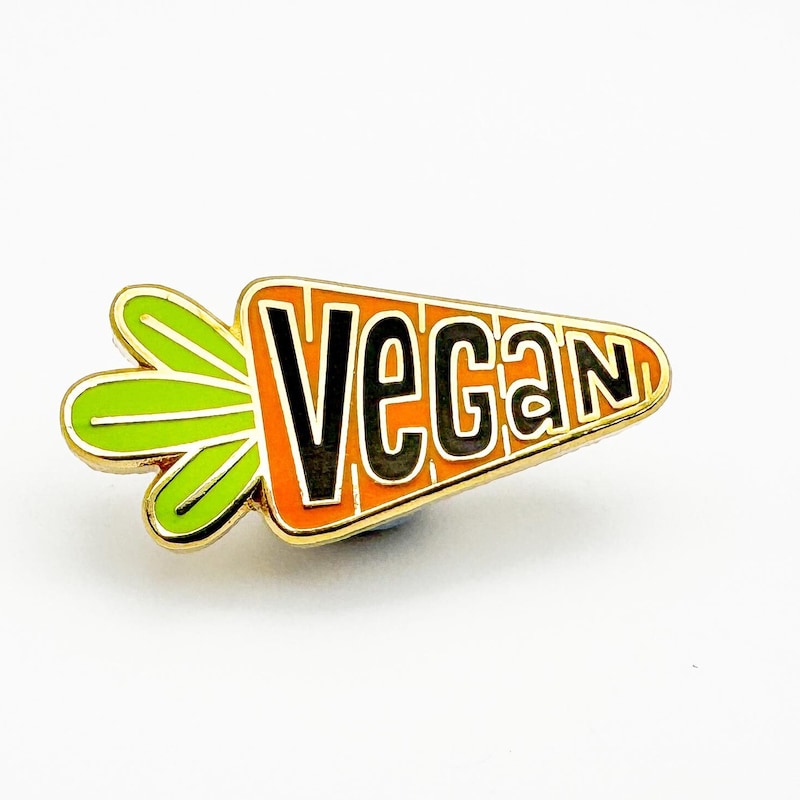 Vegan Pin - Etsy