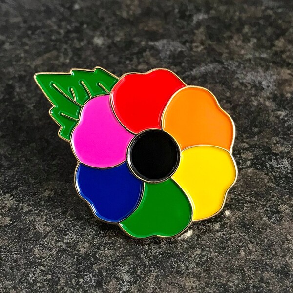 Poppy Lapel Pin - Etsy