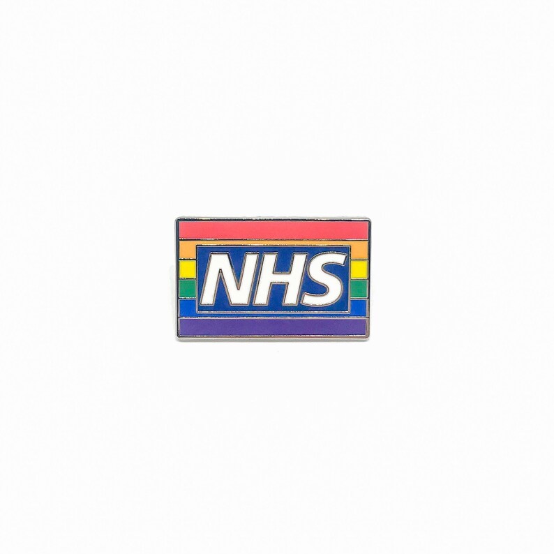 NHS Rainbow Charity Enamel Pin Badge | Thank You NHS | LBGQT Pride ...