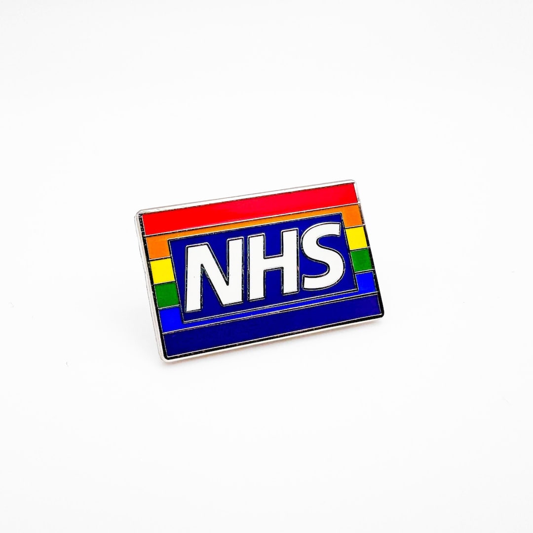 NHS Rainbow Charity Enamel Pin Badge | Thank You NHS | LBGQT Pride ...
