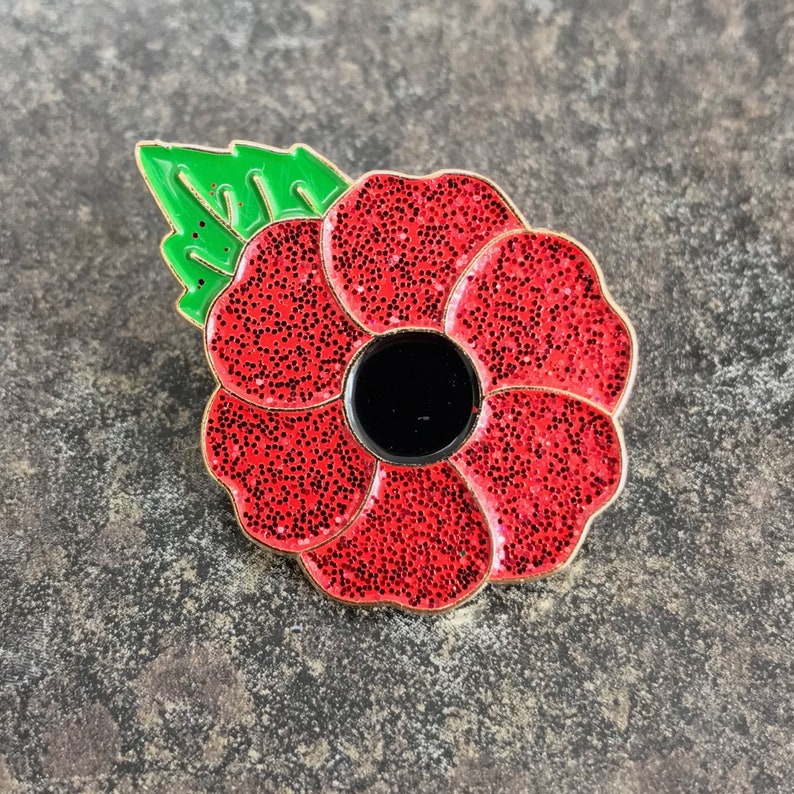 Glitter Red / Purple Poppy Enamel Pin Badge Remembrance - Etsy UK Glitter Red / Purple Poppy Enamel Pin Badge Remembrance - Etsy UK
