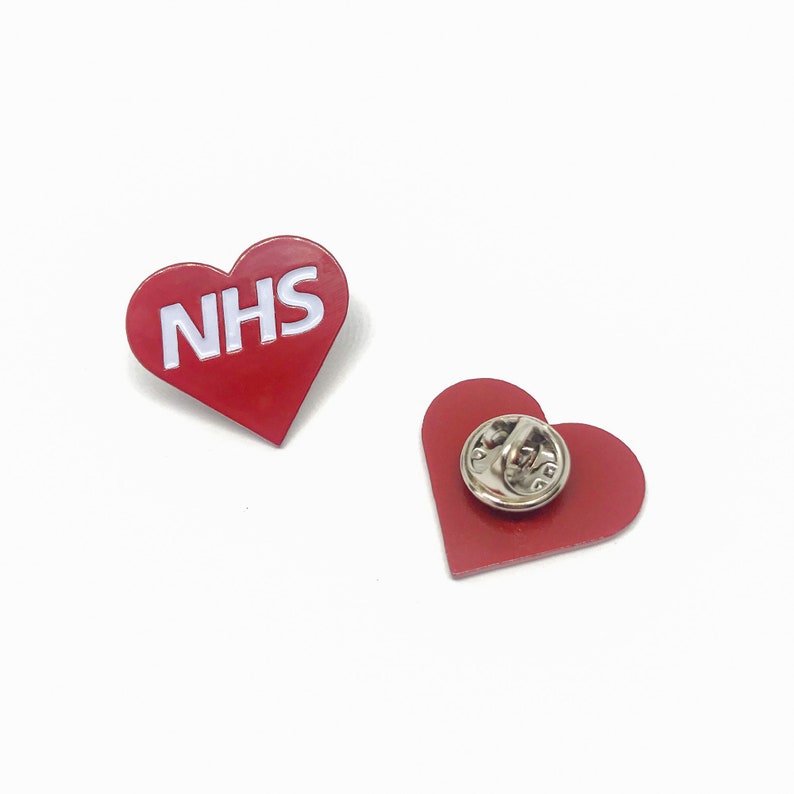 NHS Rainbow Charity Enamel Pin Badge Thank You NHS LBGQT | Etsy UK