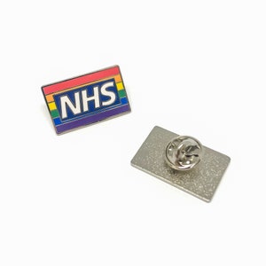 NHS Rainbow Charity Enamel Pin Badge Thank You NHS LBGQT - Etsy