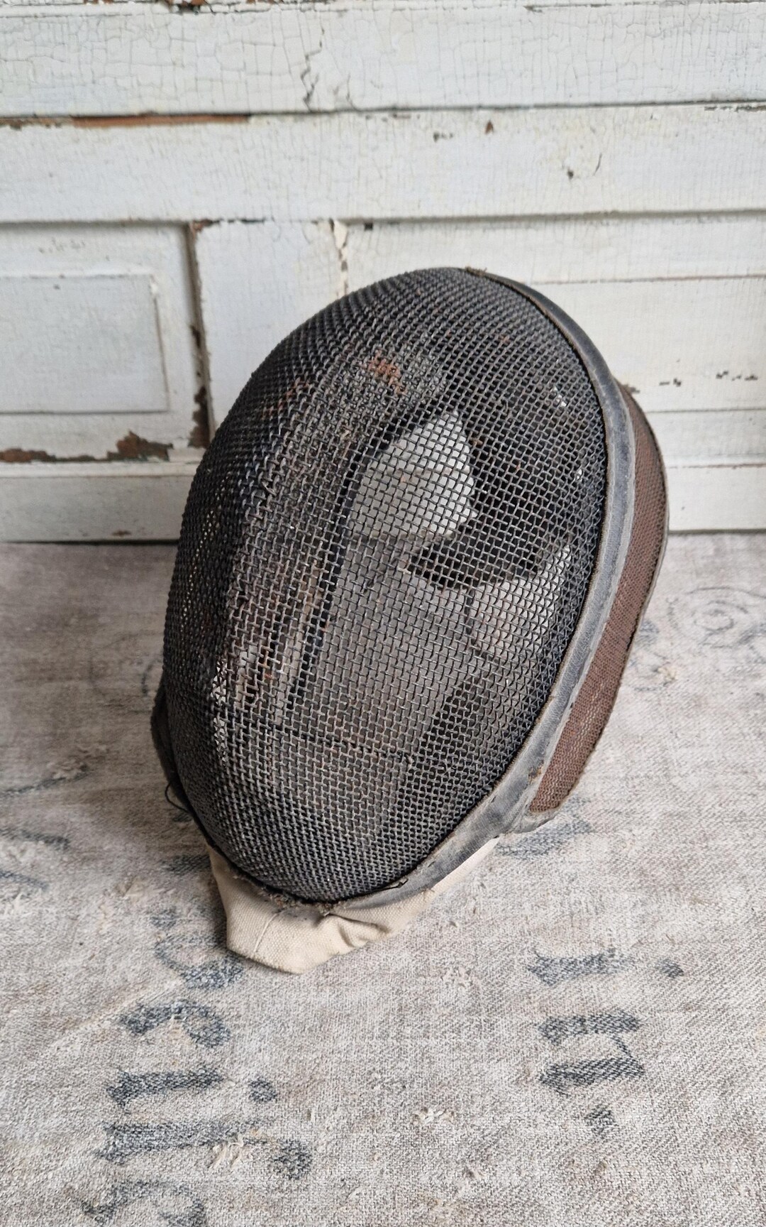 Antique Fencing Mask Combat Mask From France Decoration Shabby Vintage ...
