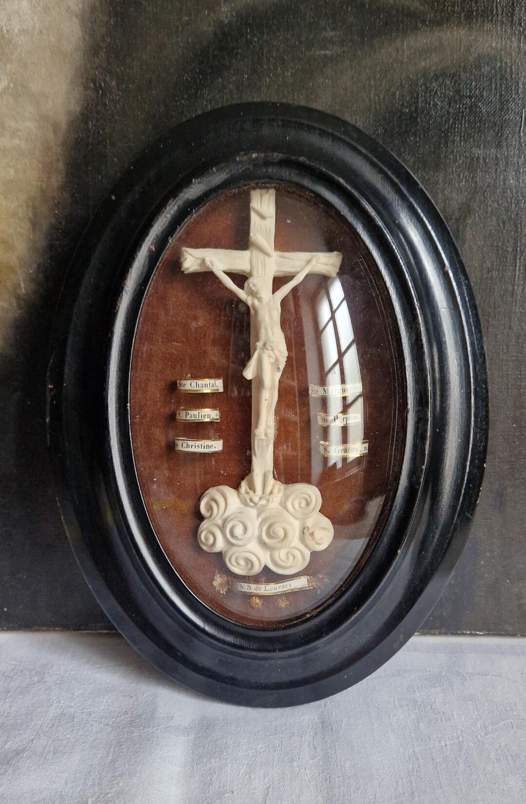 Antique Columbarium Work, Relics of Lourdes, Napoleon III, 19th Century ...