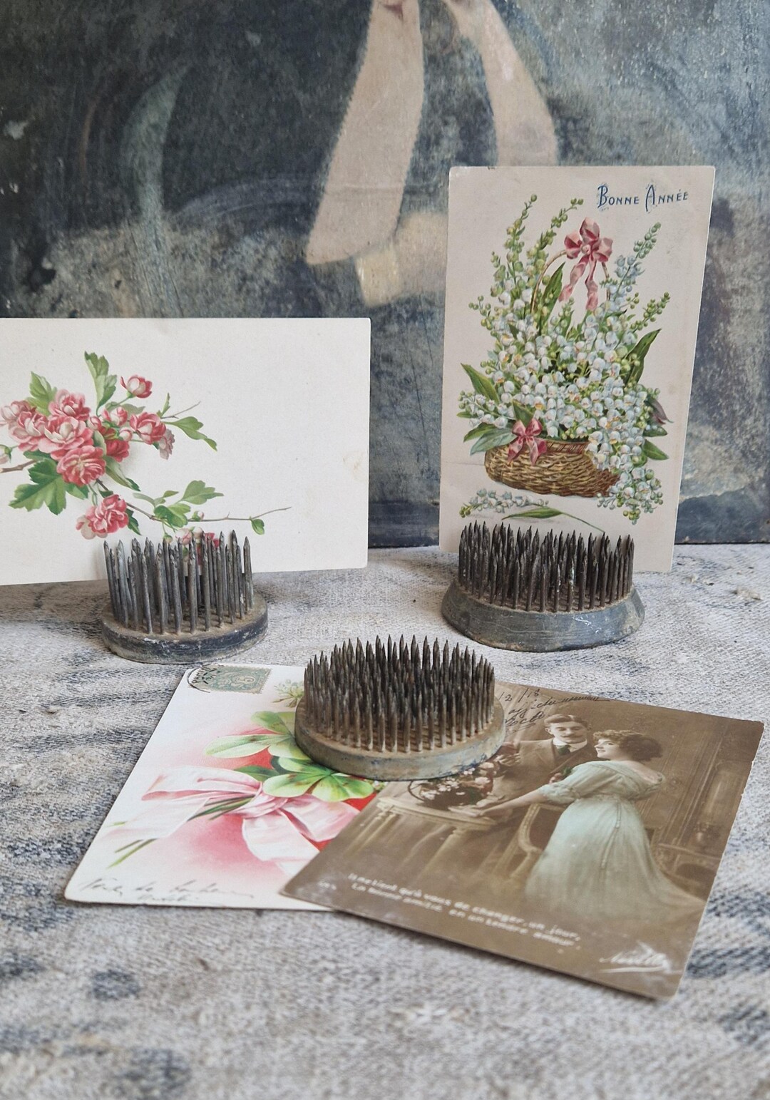 3 Large Flower Frogs Flower Hedgehogs for Flowers or Photos Made of ...