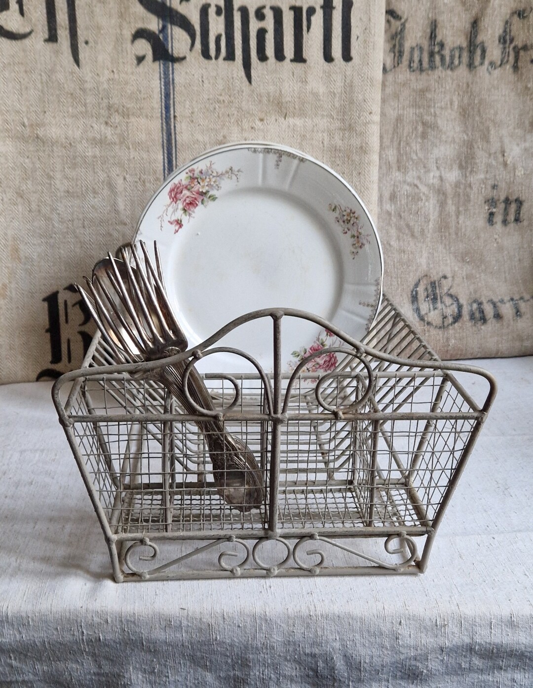 Vintage Draining Basket Draining Rack Dish Rack Wire Wire - Etsy