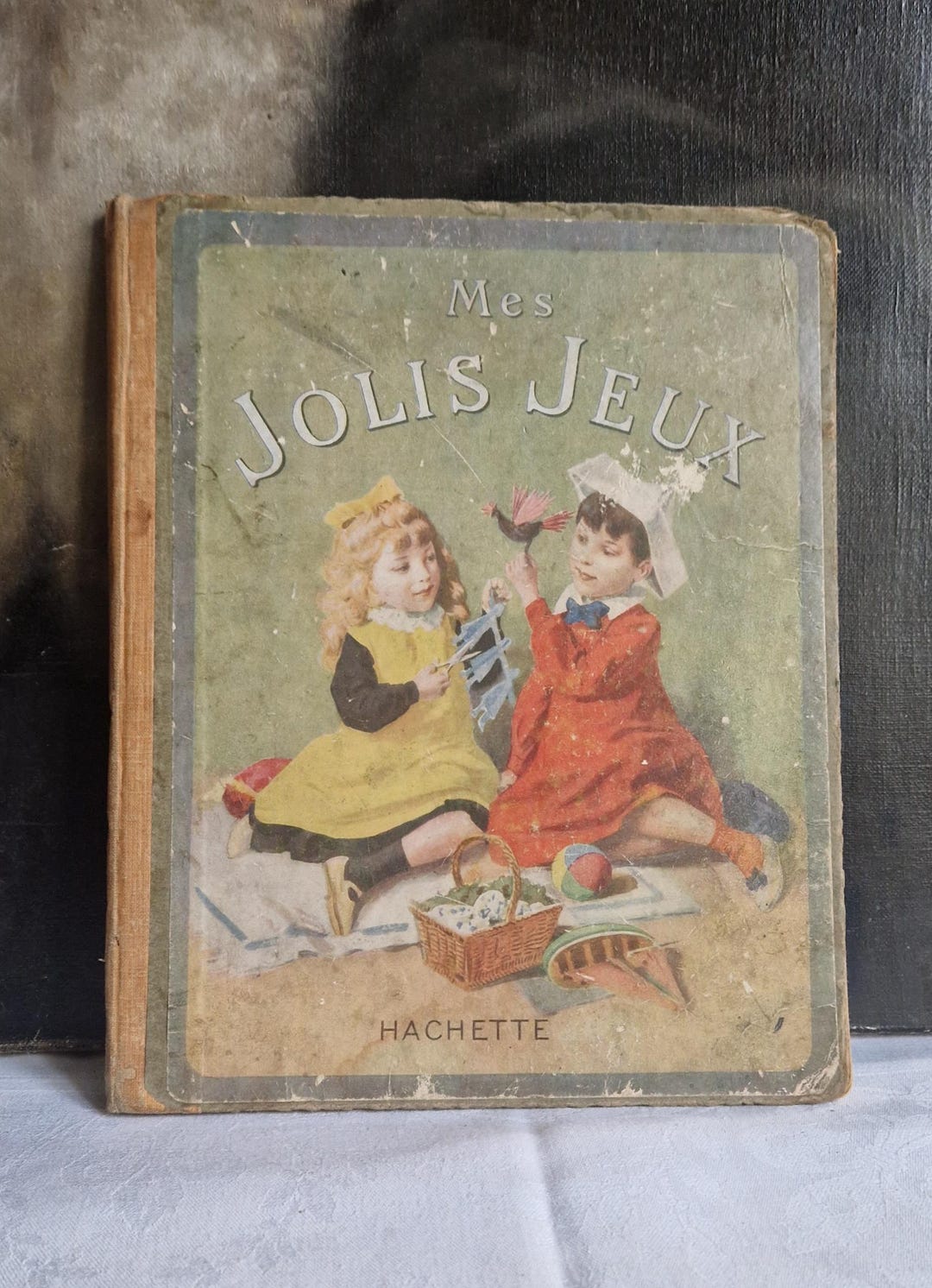 Antique Mes Jolis Jeux Hachette Children's Book With Game Instructions ...