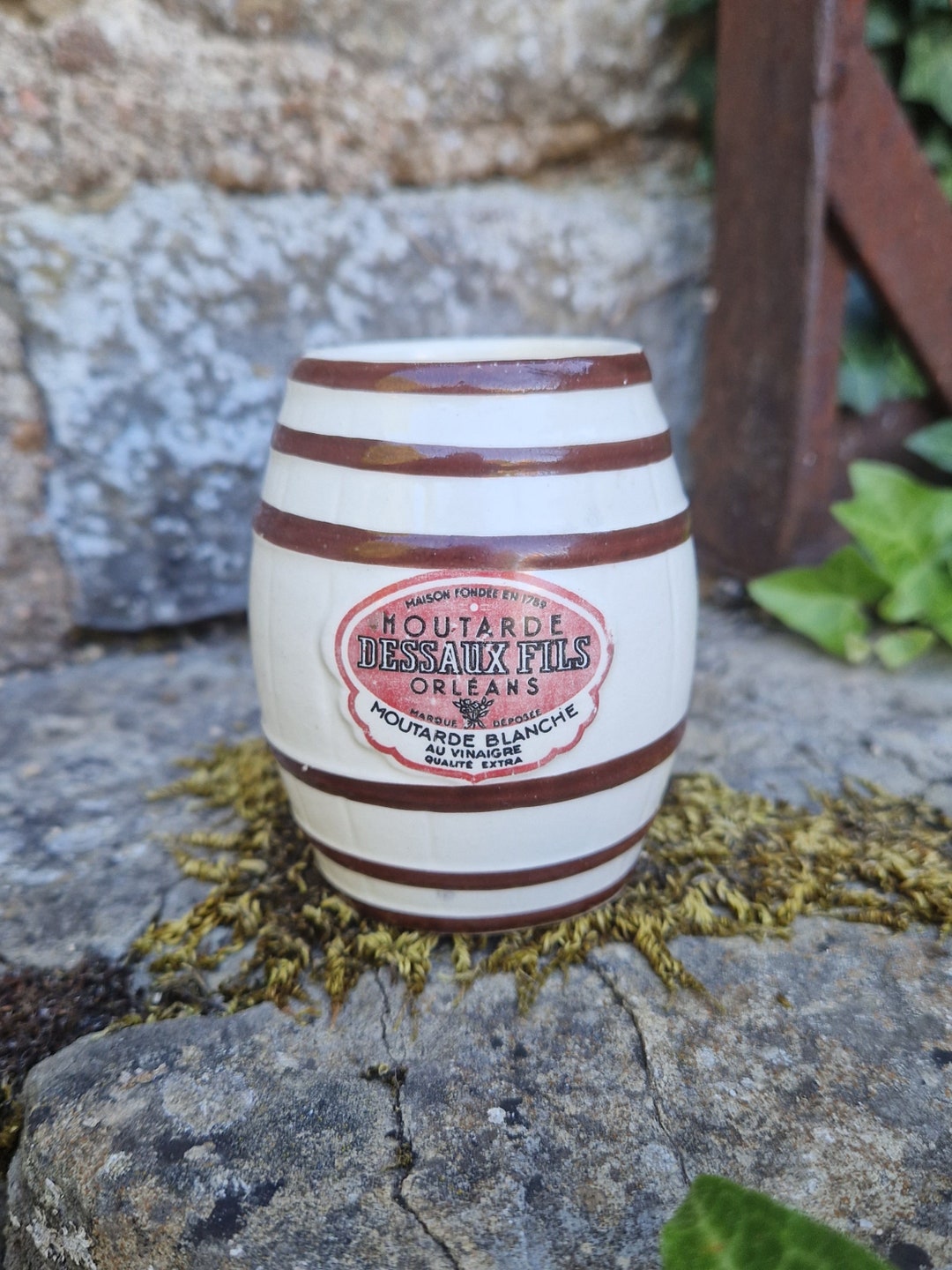 Antique Mustard Mustard Container Sarreguemines Digoin Dessaux Fils ...