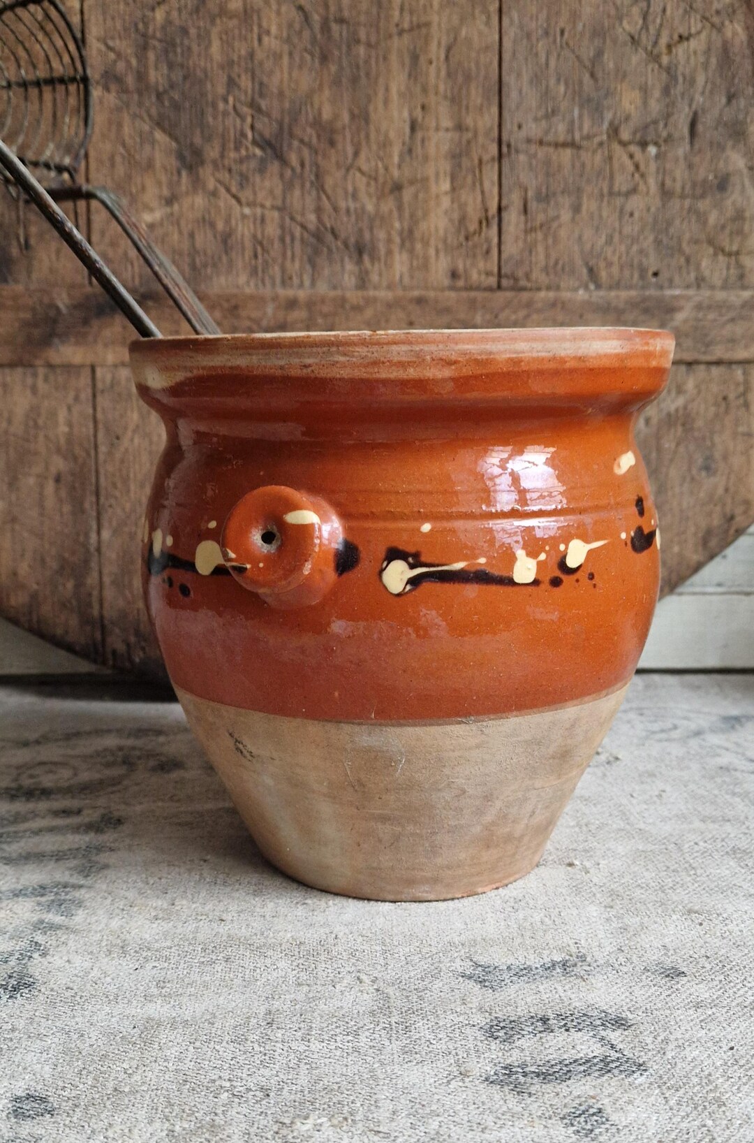 Antique Fat Pot Container Confit Shabby Vintage From France - Etsy