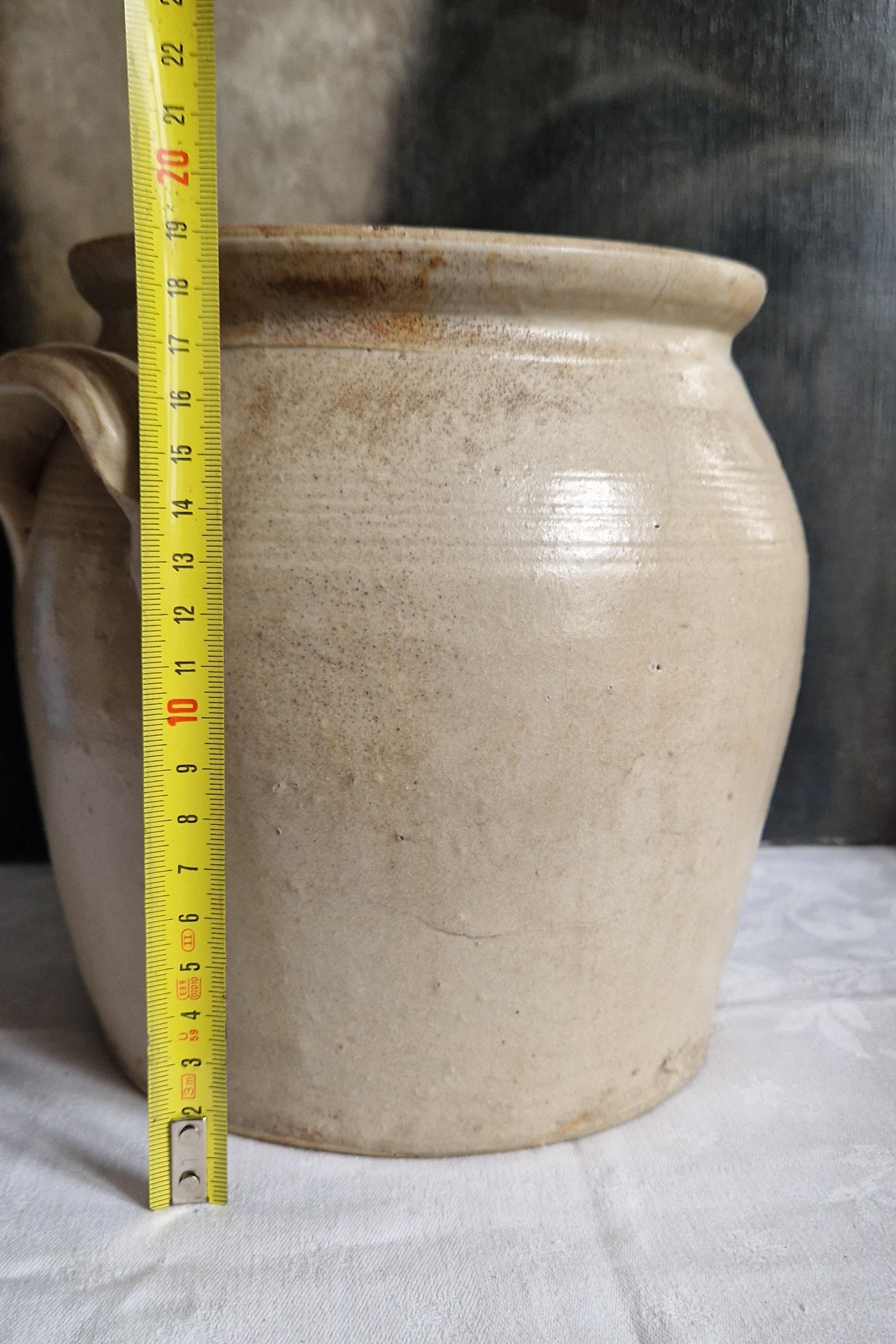Antique Confit Fat Pot Container, Stoneware, French Vintage Kitchen - Etsy